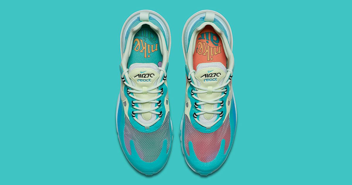 Translucent Uppers Arrive on the “Frosted Spruce” Air Max 270 React ...