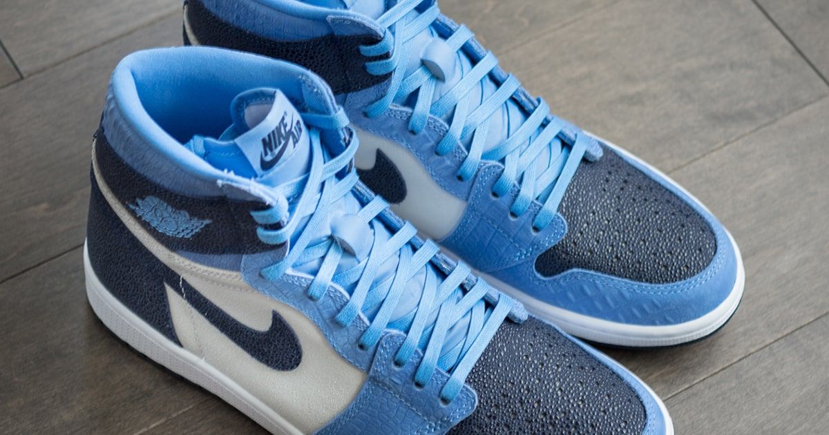 Detailed Looks at the Air Jordan 1 UNC PE “Croc” | House of Heat°