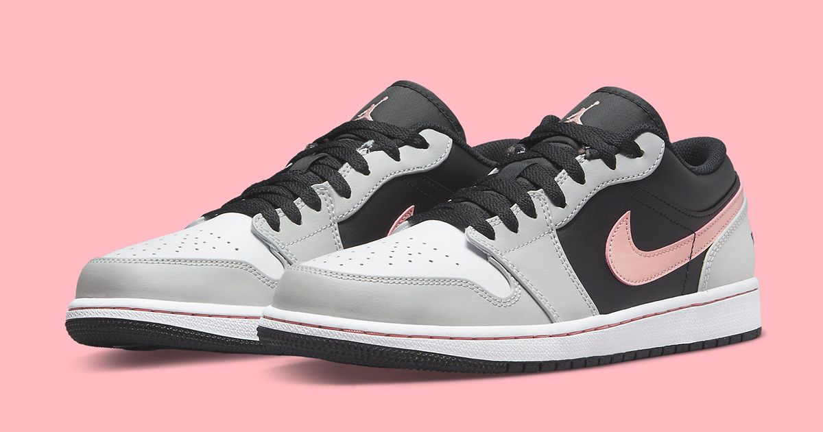 New Air Jordan 1 Low Appears in Black, Grey and Pink | House of Heat°