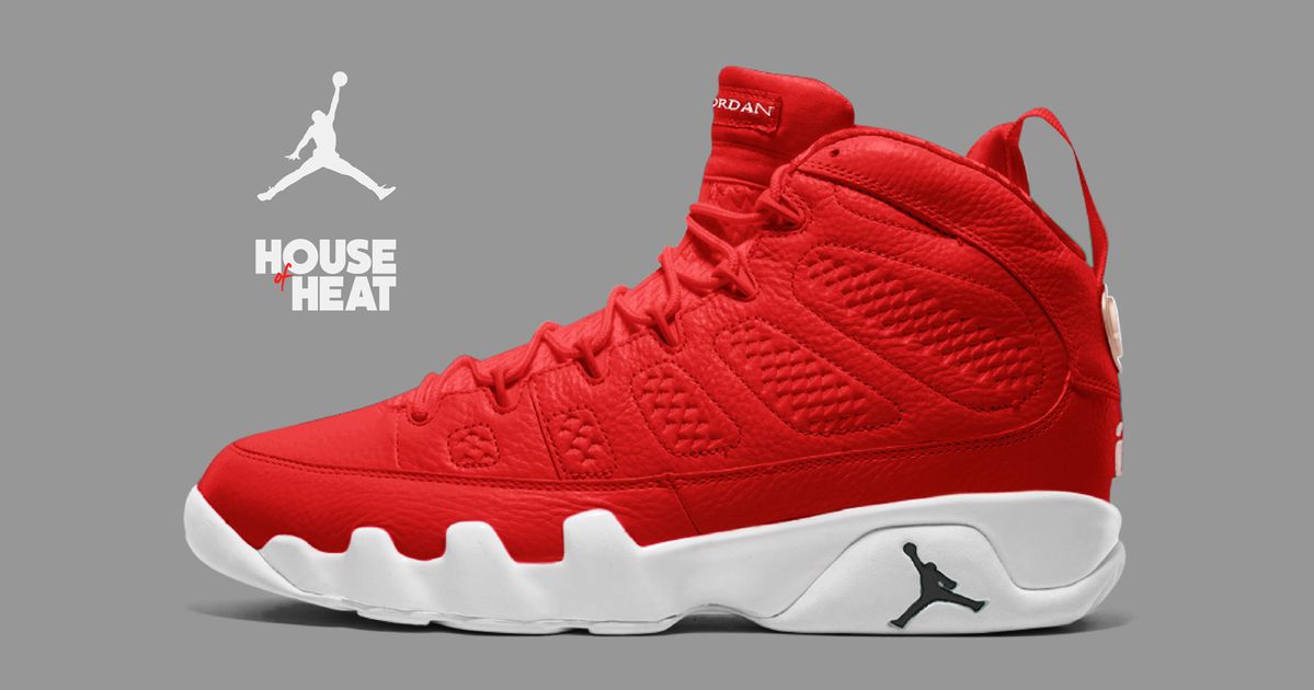 The Concept Lab : Air Jordan 9 “Gym Red” | House of Heat°