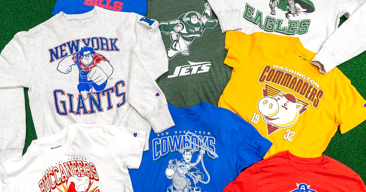 Disney's Universe Takes Over the NFL's 32 Teams on Champion Collection ...