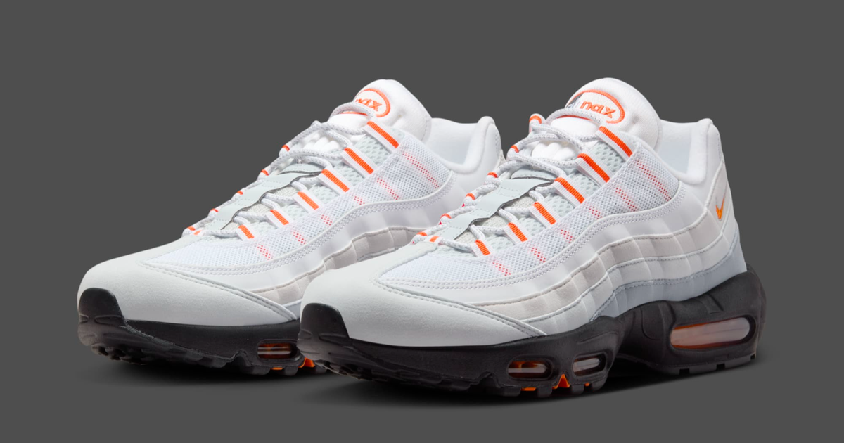 Official Images // Nike Air Max 95 "Wolf Grey/Safety Orange" | House of ...