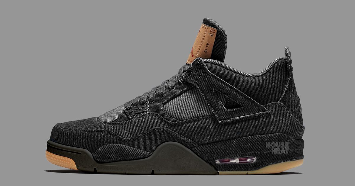 The Concept Lab : Levi’s x Air Jordan 4 “Black Denim” | House of Heat°