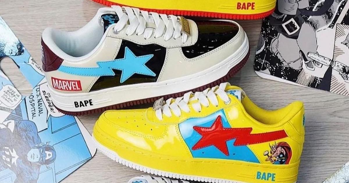 Marvel x BAPE Sta Collection Coming in 2022 | House of Heat°