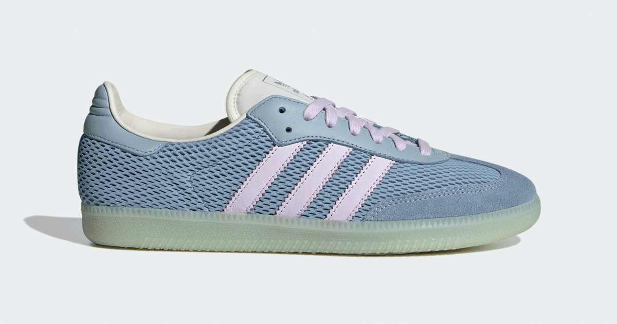 The Adidas Samba Mesh Welcomes Spring with 'Tactile Blue' and 'Hazy ...