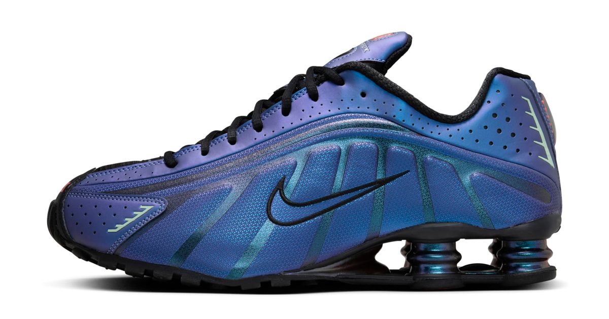 The Nike Shox R4 Appears in Iridescent Blue Hues | House of Heat°