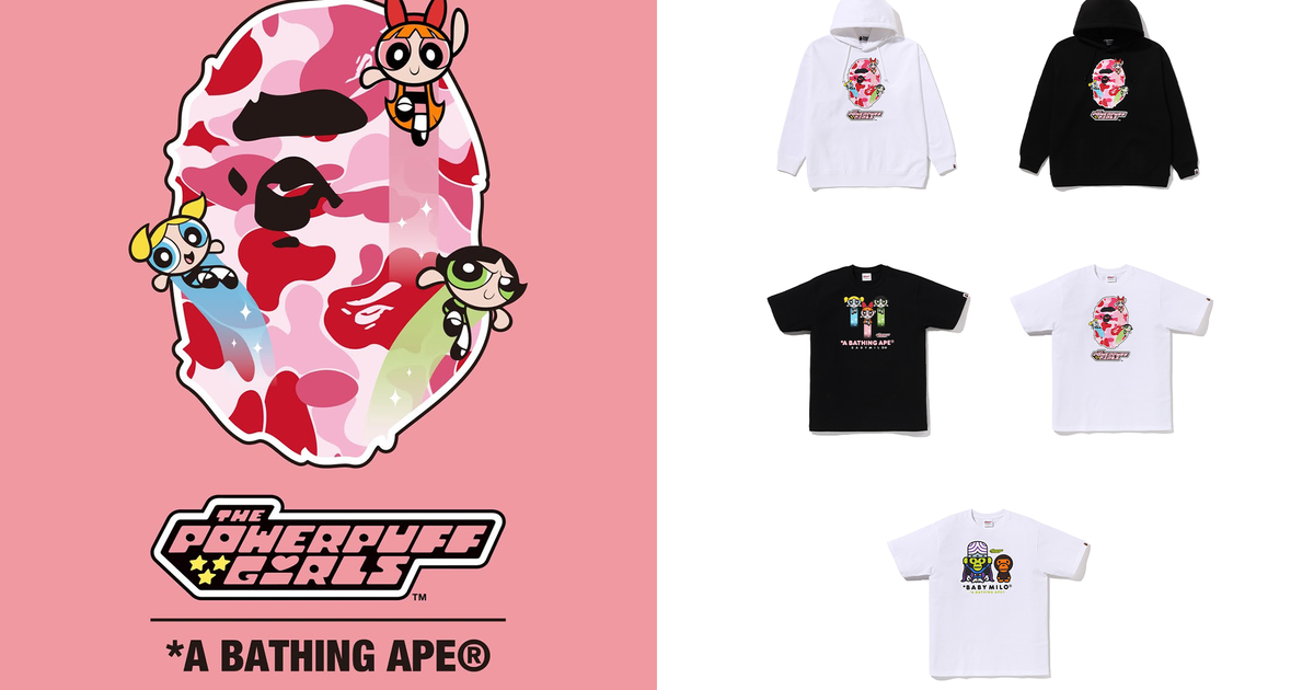BAPE® Teams Up with The Powerpuff Girls for Apparel Capsule | House of ...