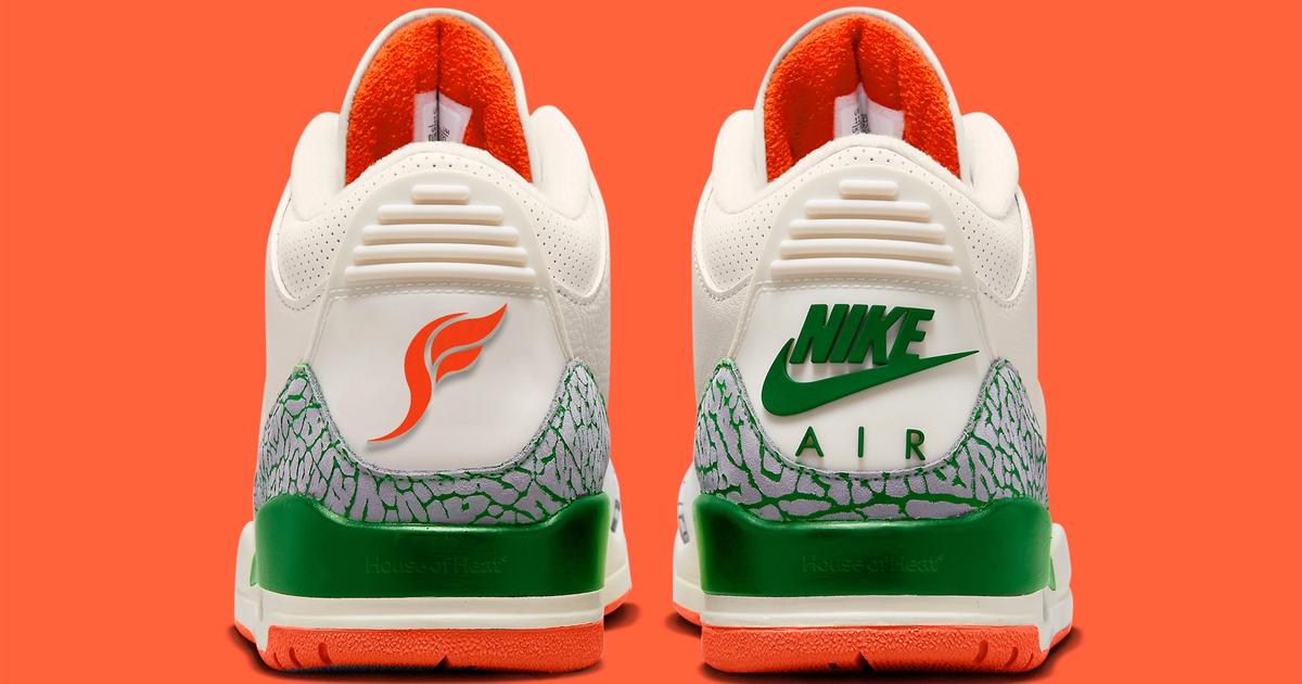 SoleFly x Air Jordan 3 "Miami Hurricanes" Releases Dec. 6 | House of Heat°