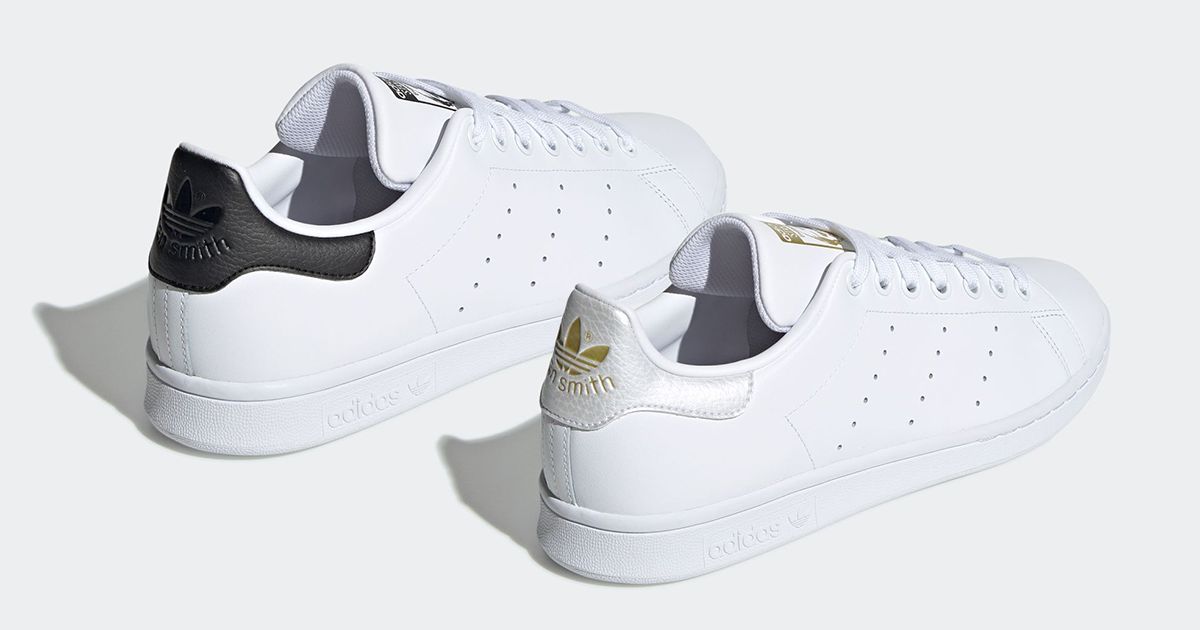 adidas Add Luxurious Tumbled Leather Heel Caps to the Stan Smith for ...