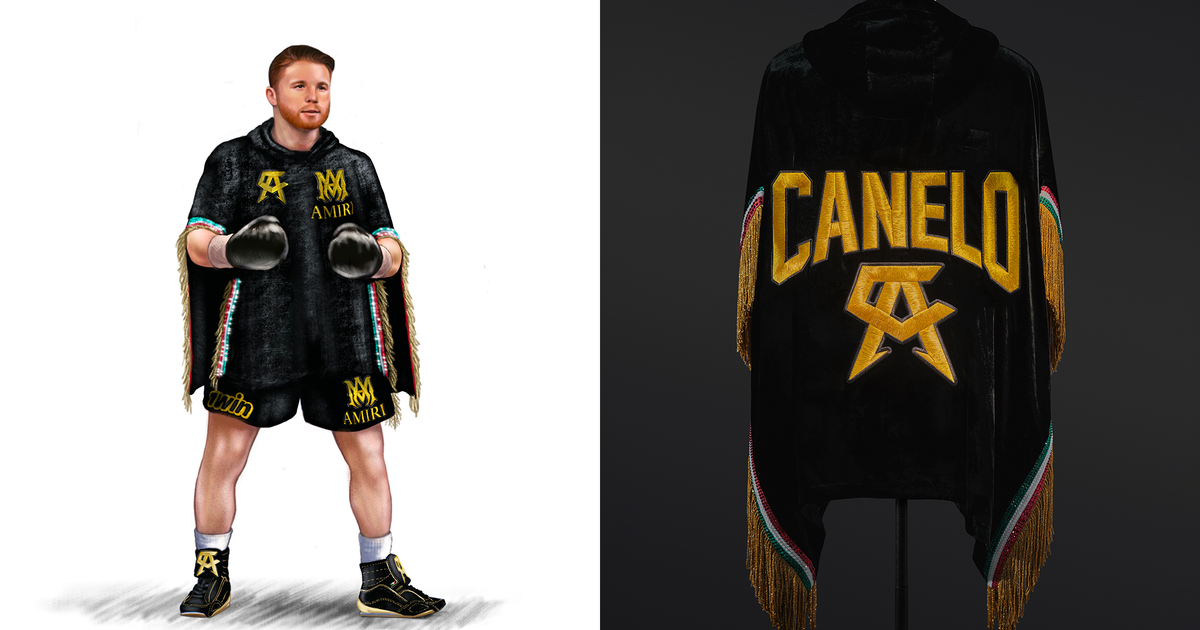 Canelo Álvarez Wears Custom AMIRI Against Terence Crawford | House of Heat°