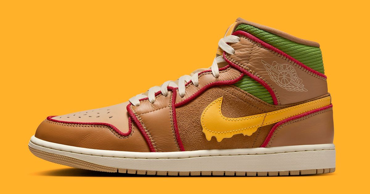 The Air Jordan 1 Mid "Cheeseburger" Doesn't Come with A Side of Fries ...