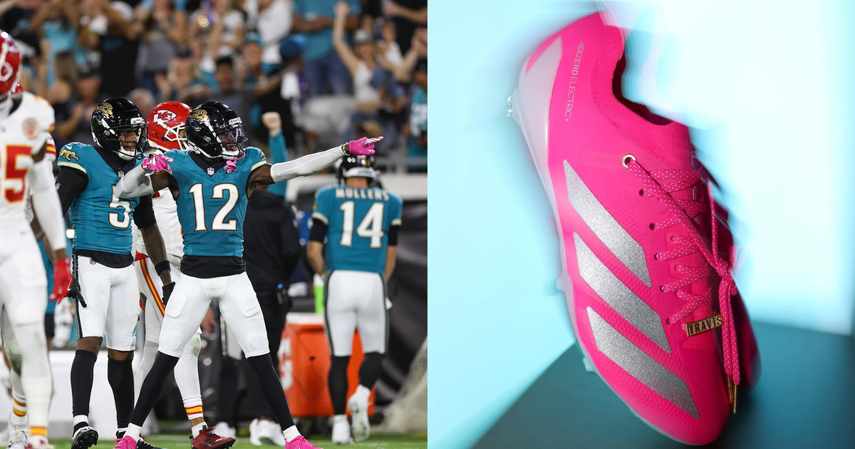 Travis Hunter Rocks Custom "Shock Pink" Adidas Cleats in Win Against ...