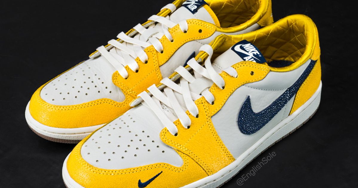 Detailed Look // Air Jordan 1 Low OG “Michigan” PE | House of Heat°