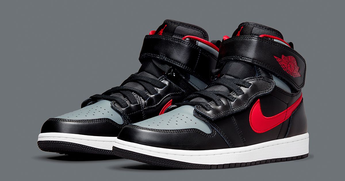 Air Jordan 1 FlyEase Appears in Black, Gym Red and Smoke Grey | House ...