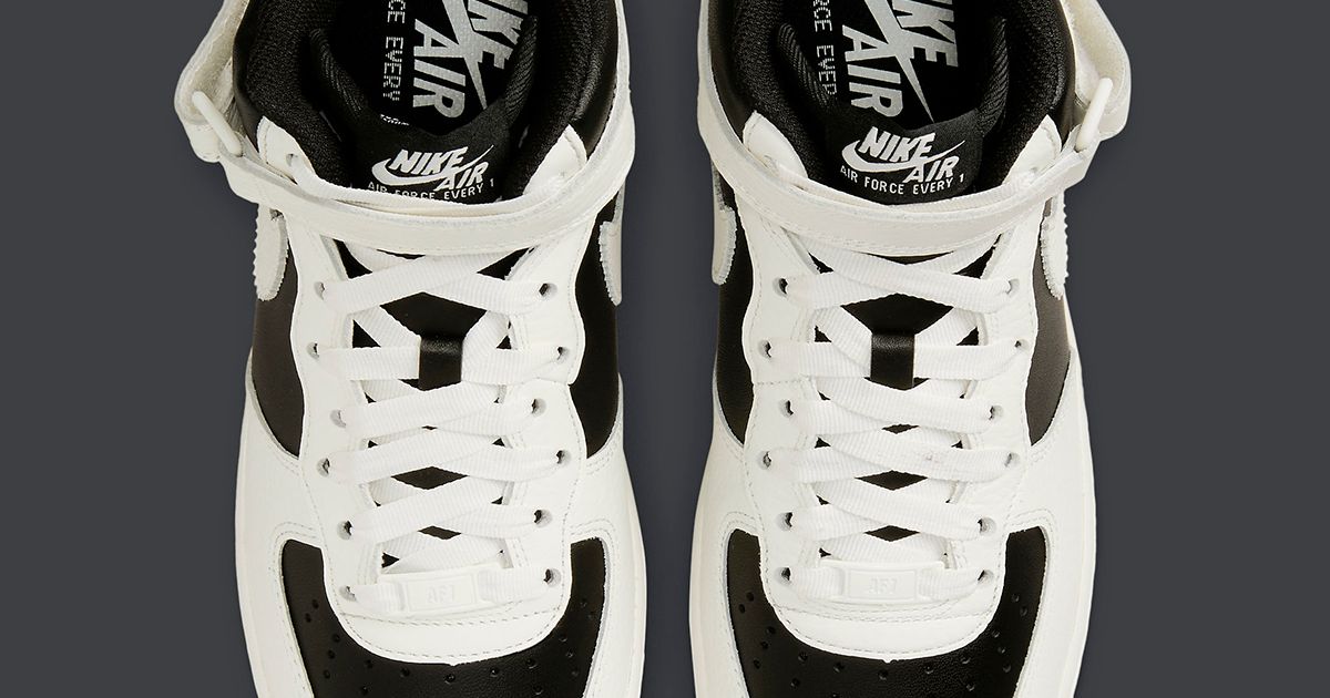 Nike Air Force 1 Mid “Reverse Panda” Releases July 27 | House of Heat°
