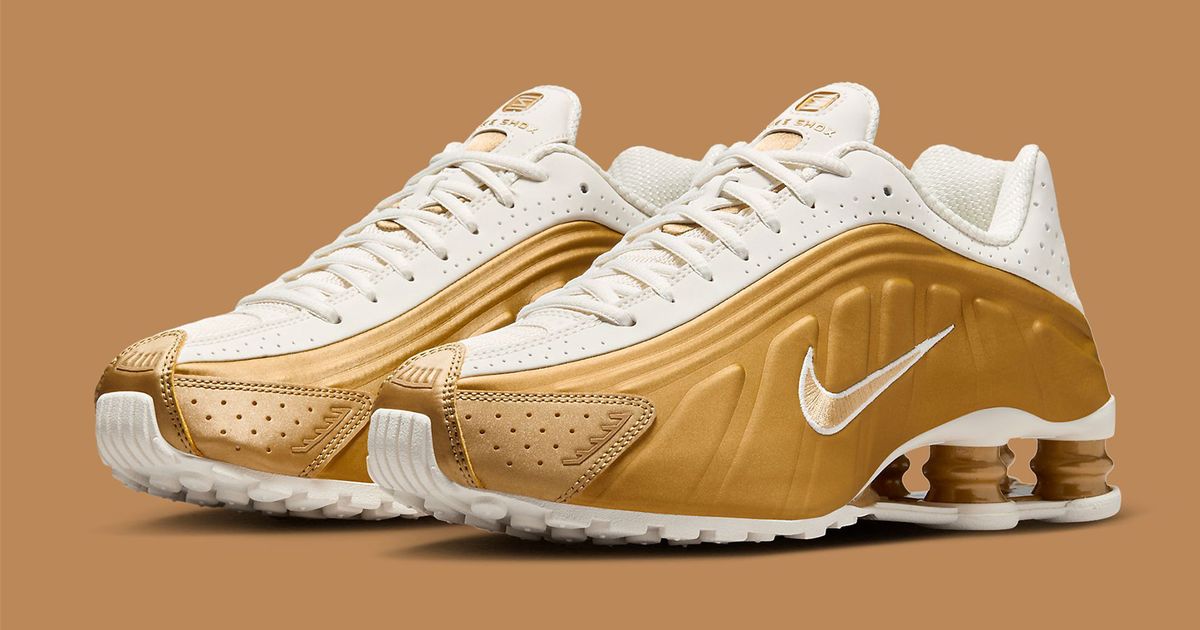 Nike Shox R4 "Soft Pearl/Gold" Coming Fall 2025 | House of Heat°