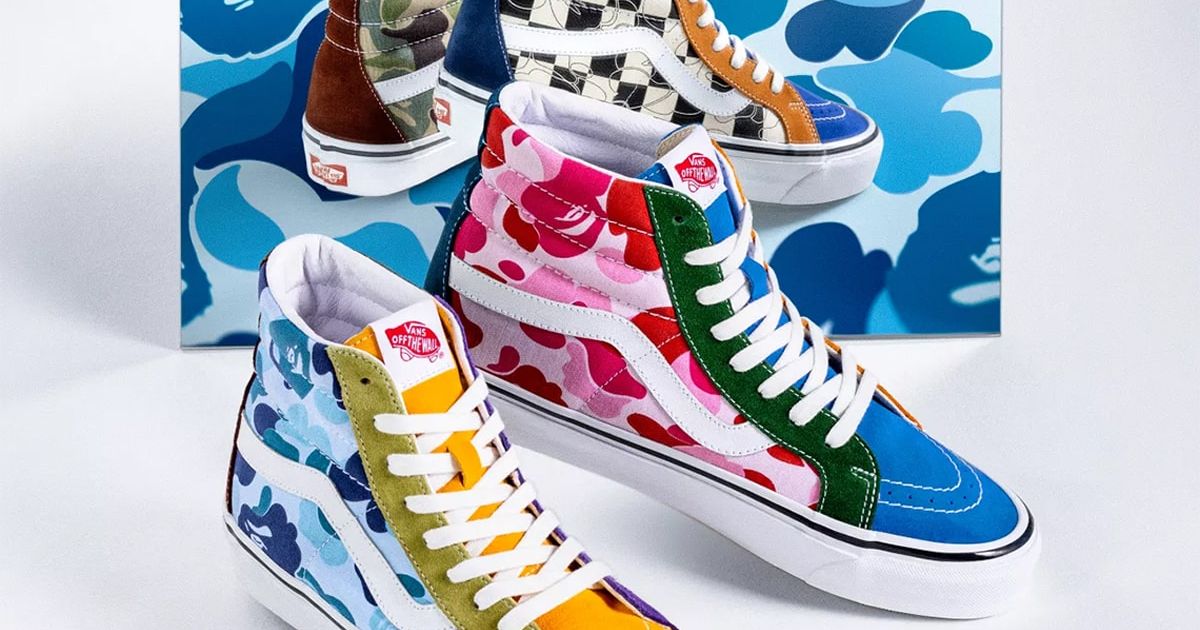 The Sophomore BAPE x Vans Collection Arrives February 26 | House of Heat°