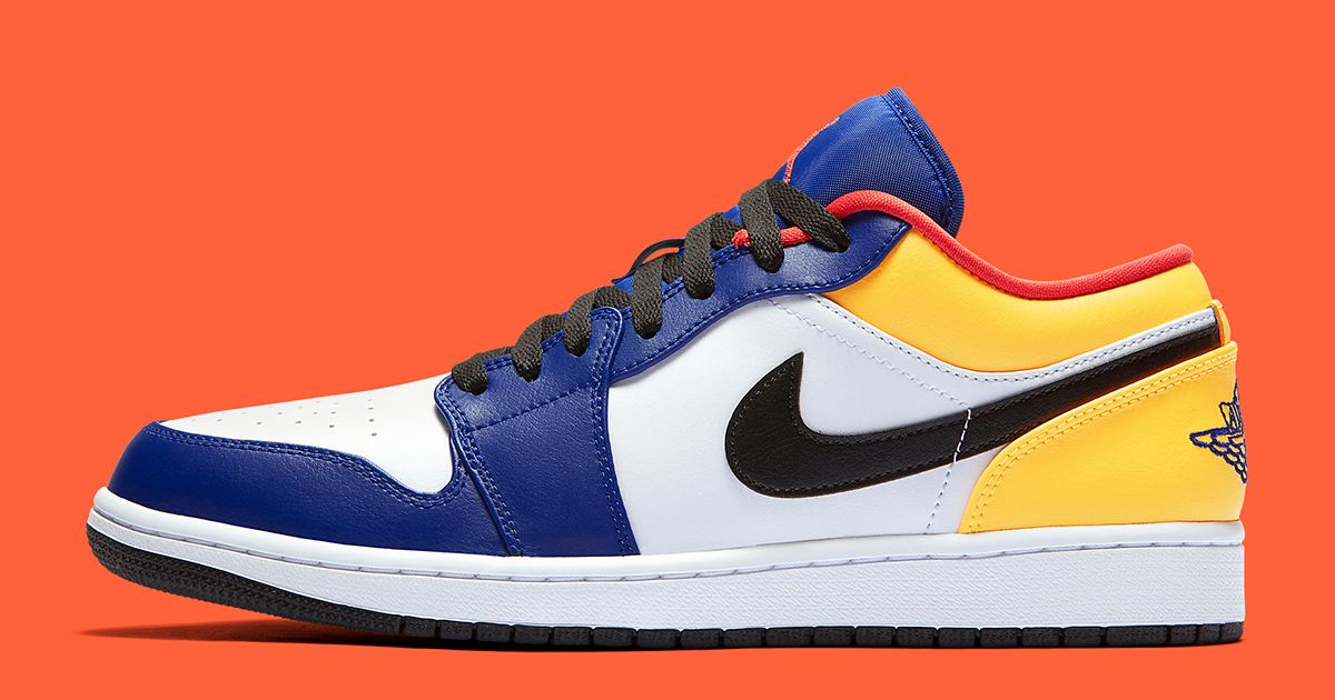Available Now // Air Jordan 1 Low Appears in Vibrant Multi-Color Option ...