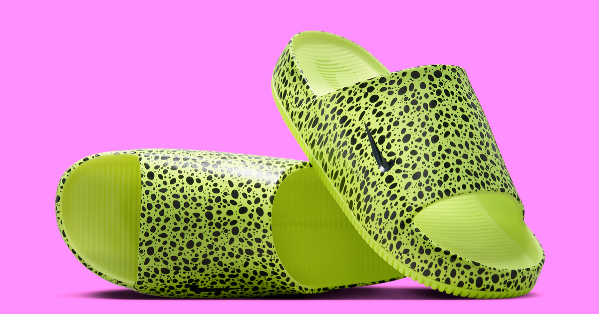 The Nike Calm Slide Appears In A "Neon Cheetah" Colorway | House of Heat°