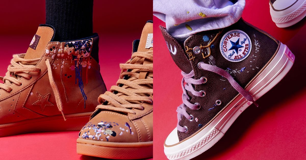 Bandulu Reunites with Converse for Thread-Heavy Pro Leathers and Chuck ...