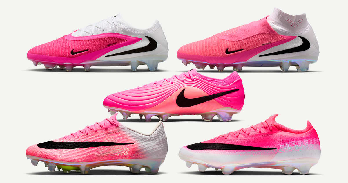 Nike's Pink "Breakout" Football Boots Pack Is Ready for the World Cup ...