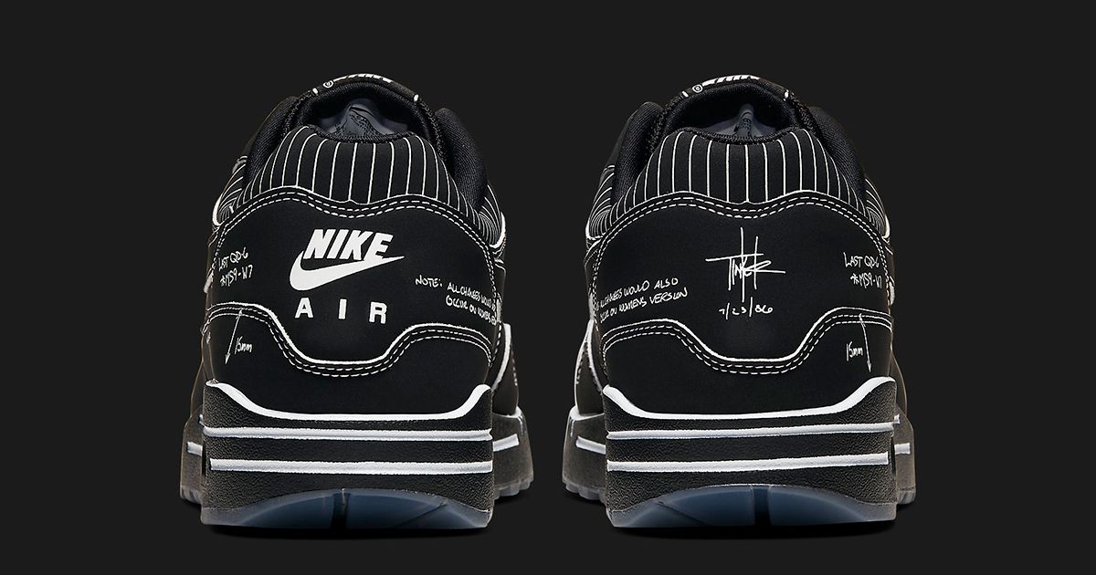 Nike Air Max 1 Tinker “Black Schematic” Releases August 9th | House of ...