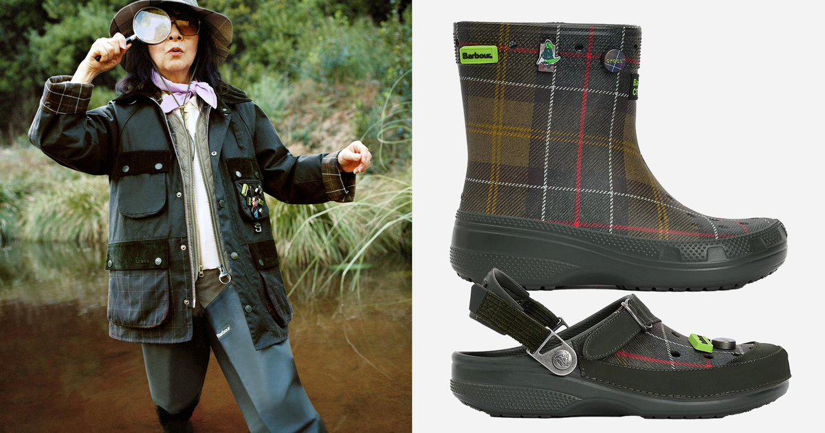 Barbour and Crocs Craft A Waxed Collection for Spring 2025 | House of Heat°