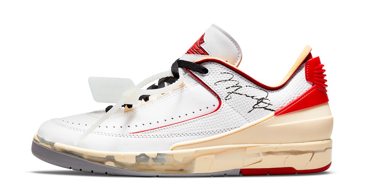 Where to Buy the OFF-WHITE x Air Jordan 2 Low “White/Varsity Red ...