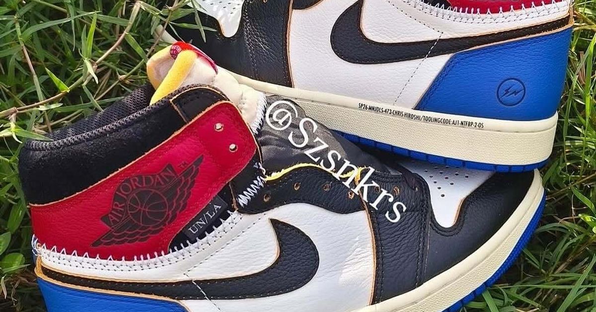 Union x Fragment x Air Jordan 1 High OG "Varsity Red/Sport Royal" Drops ...