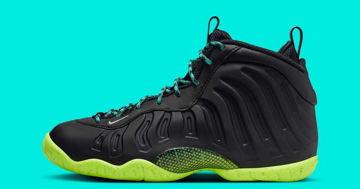 The Nike Little Posite One is Available Now in Black and Volt | House ...