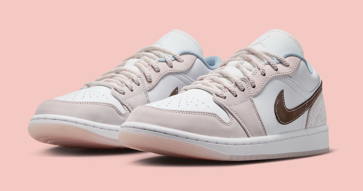 The 'Light Soft Pink' Air Jordan 1 Low Arrives with Coral-Inspired ...