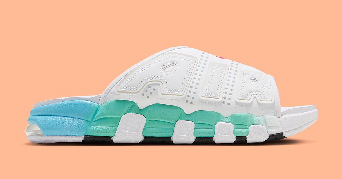 First Looks // Nike Air More Uptempo Slide “White Gradient” | House of ...