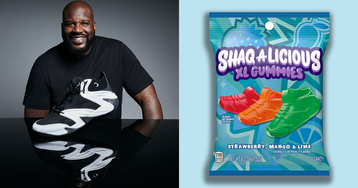 The Original SHAQ® Shoe Is Now Gummy Candy Made by Hershey | House of Heat°