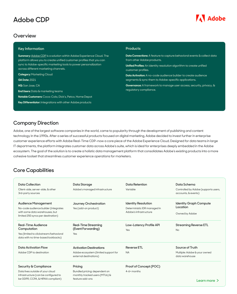 Adobe CDP Quick Guide | Hightouch