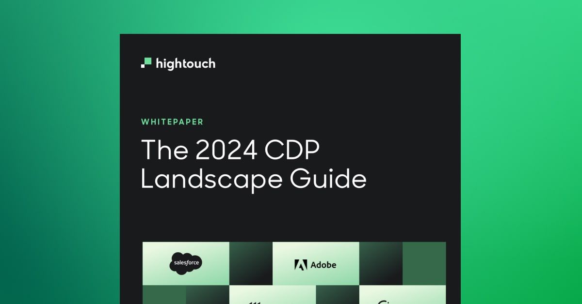 2024 CDP Landscape Guide | Hightouch