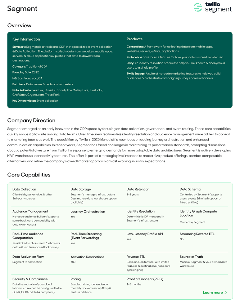 Segment Quick Guide | Hightouch