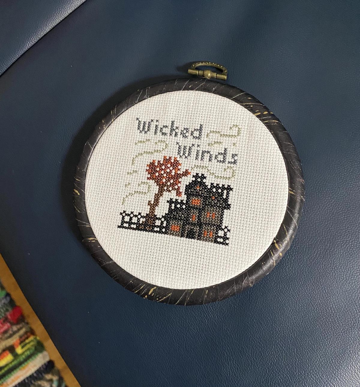Wicked Winds Cross Stitch Pattern · Wild Violet Cross Stitch