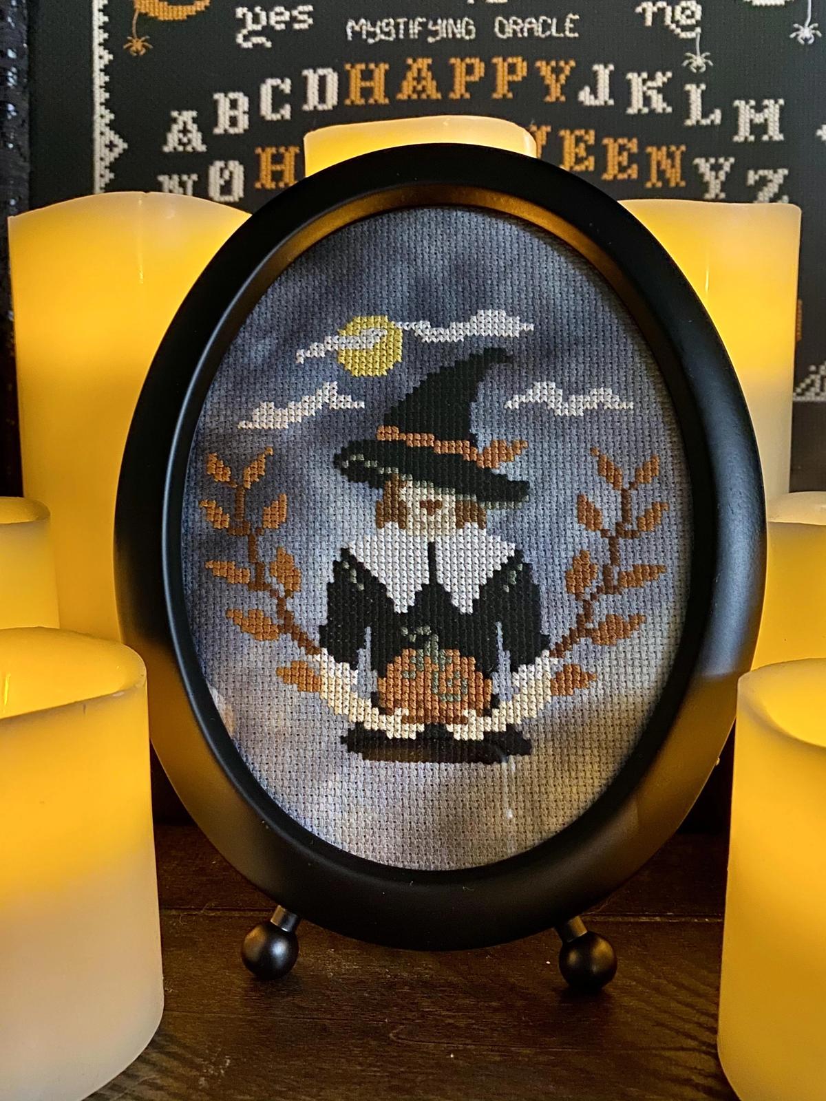 Puritan Witch Cross Stitch Pattern · Wild Violet Cross Stitch