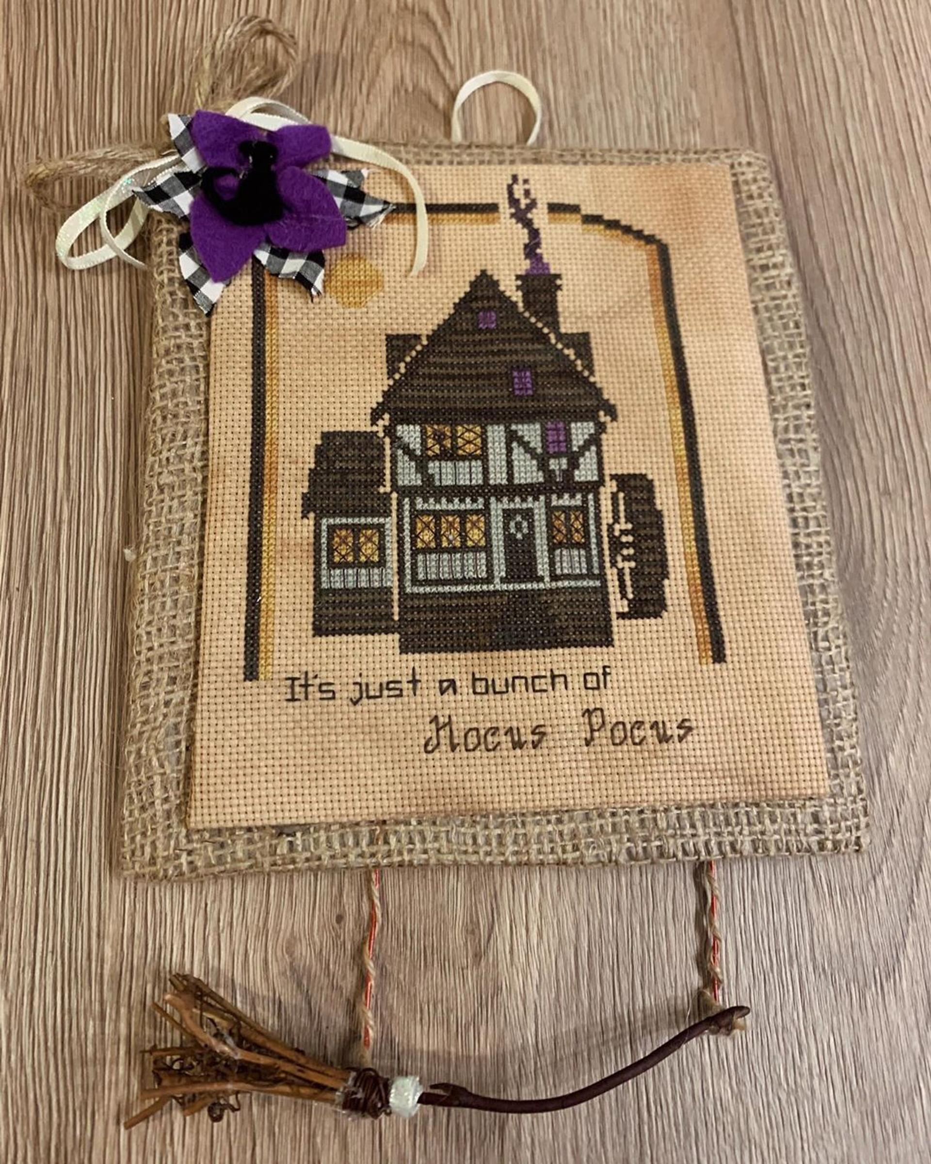 Hocus Pocus Cottage Cross Stitch Pattern · Wild Violet Cross Stitch