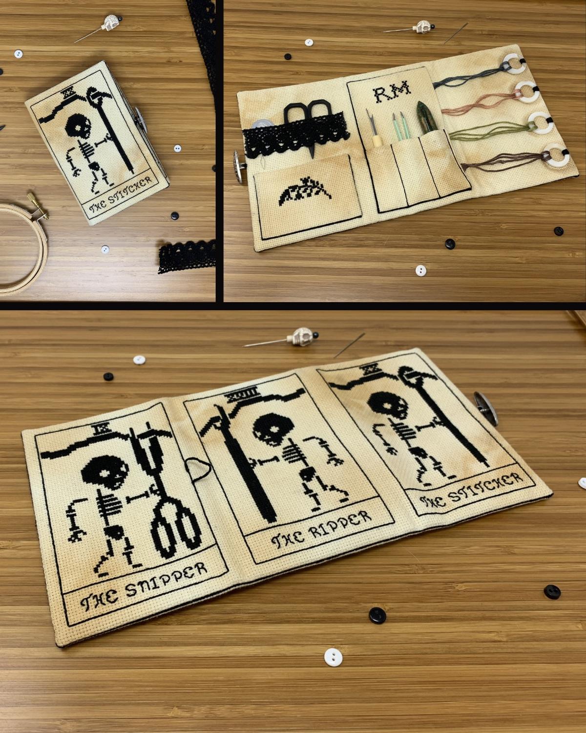 Primitive Tarot Notions and Needle Book Cross Stitch Pattern · Wild ...