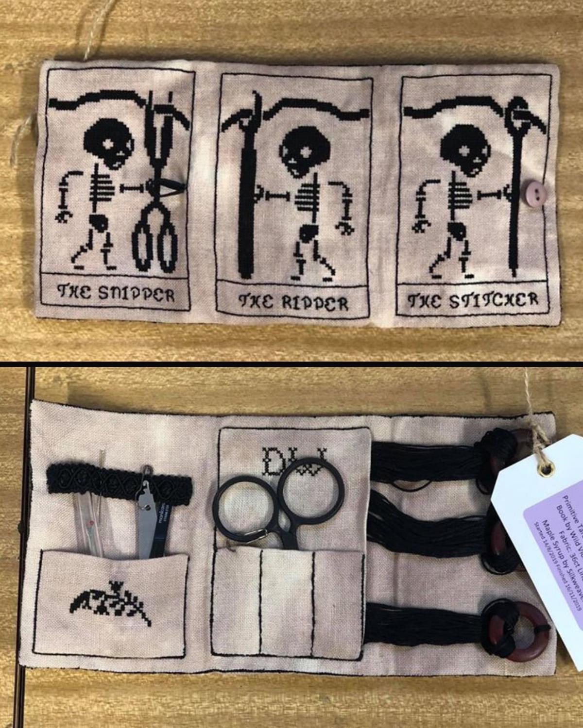 Primitive Tarot Notions and Needle Book Cross Stitch Pattern · Wild ...