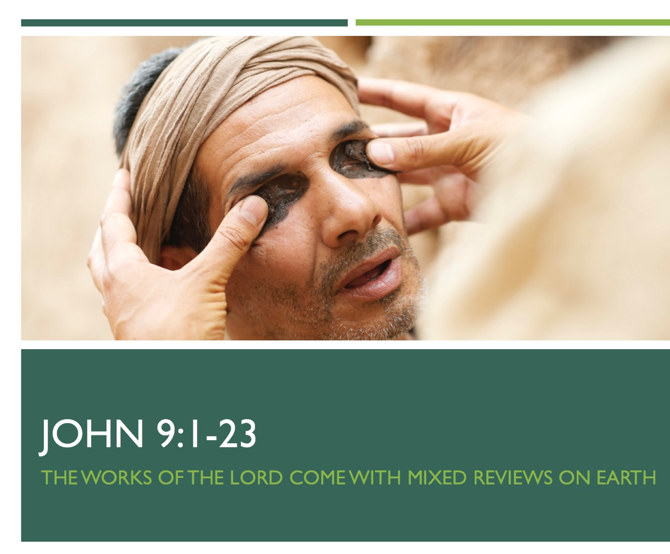 John 9:1-23 | Nor'wood Bible Church