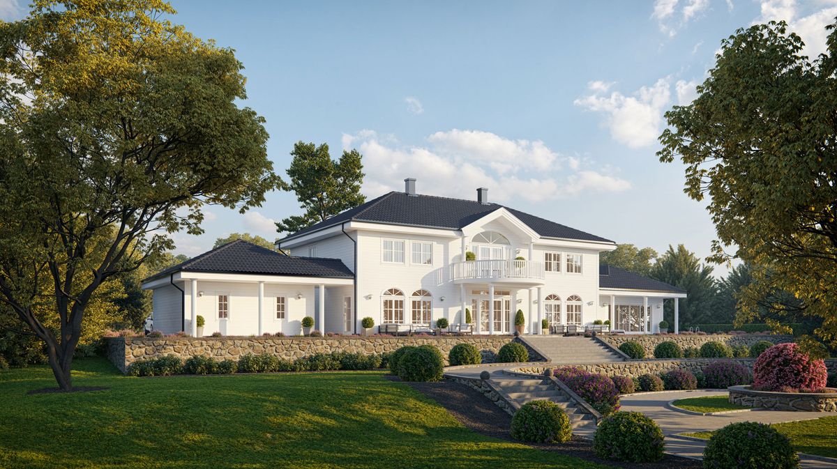 Herskapelig hus | Inspirasjon og husmodeller | Blink Hus