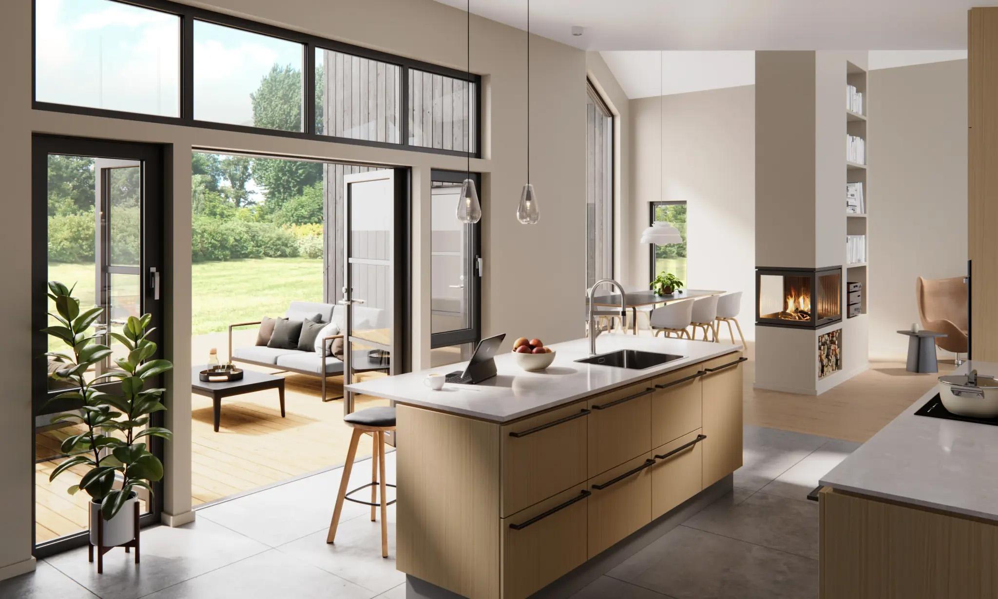 Atriumhus | Husmodeller og fordeler | Blink Hus