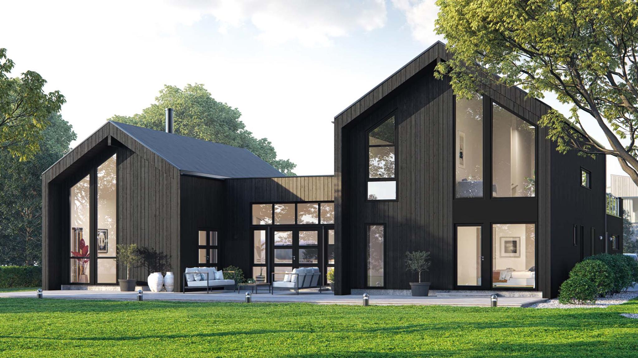 Jarlsberg - Moderne atriumhus | Blink Hus