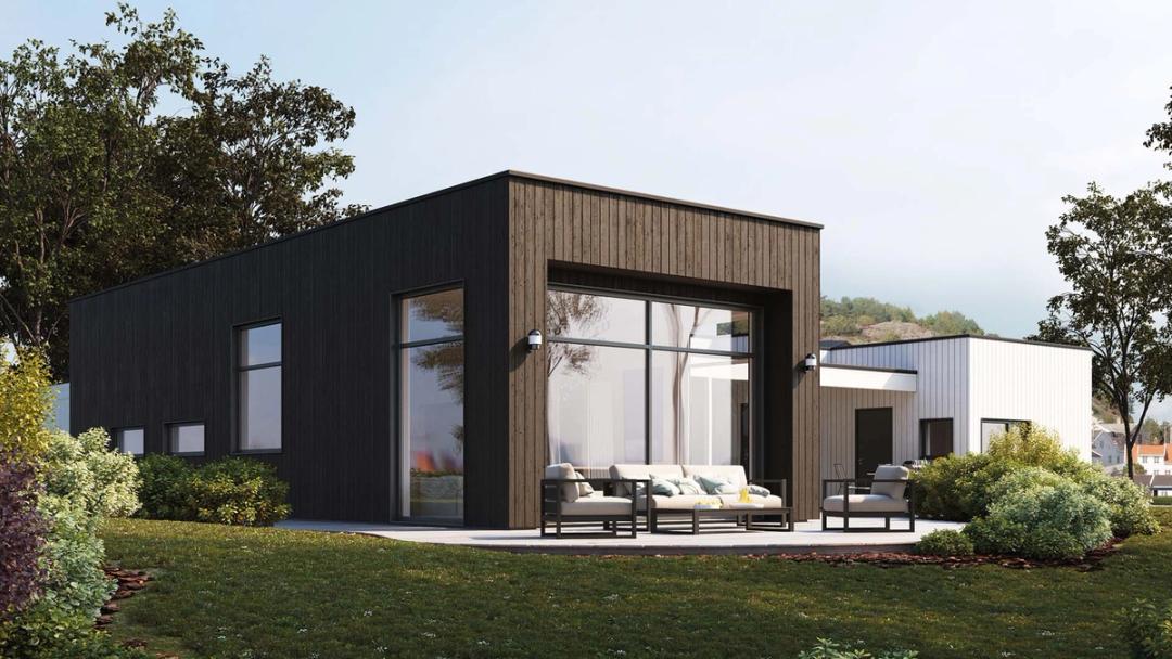 Jarlsberg - Moderne atriumhus | Blink Hus