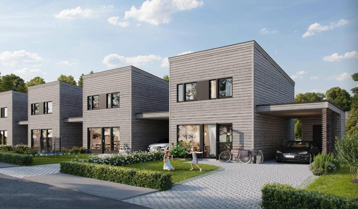 Moderne rekkehus i Rønningen boligfelt – 3 soverom, 2 bad og carport ...