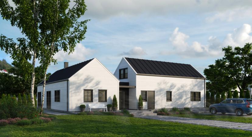 Jarlsberg - Moderne atriumhus | Blink Hus