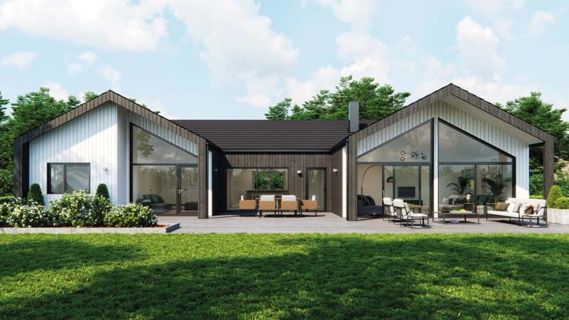 Jarlsberg - Moderne atriumhus | Blink Hus