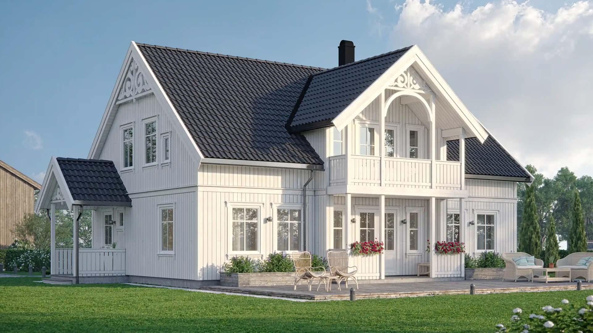 Moderne, tradisjonelle og herskapelige hus | Blink Hus